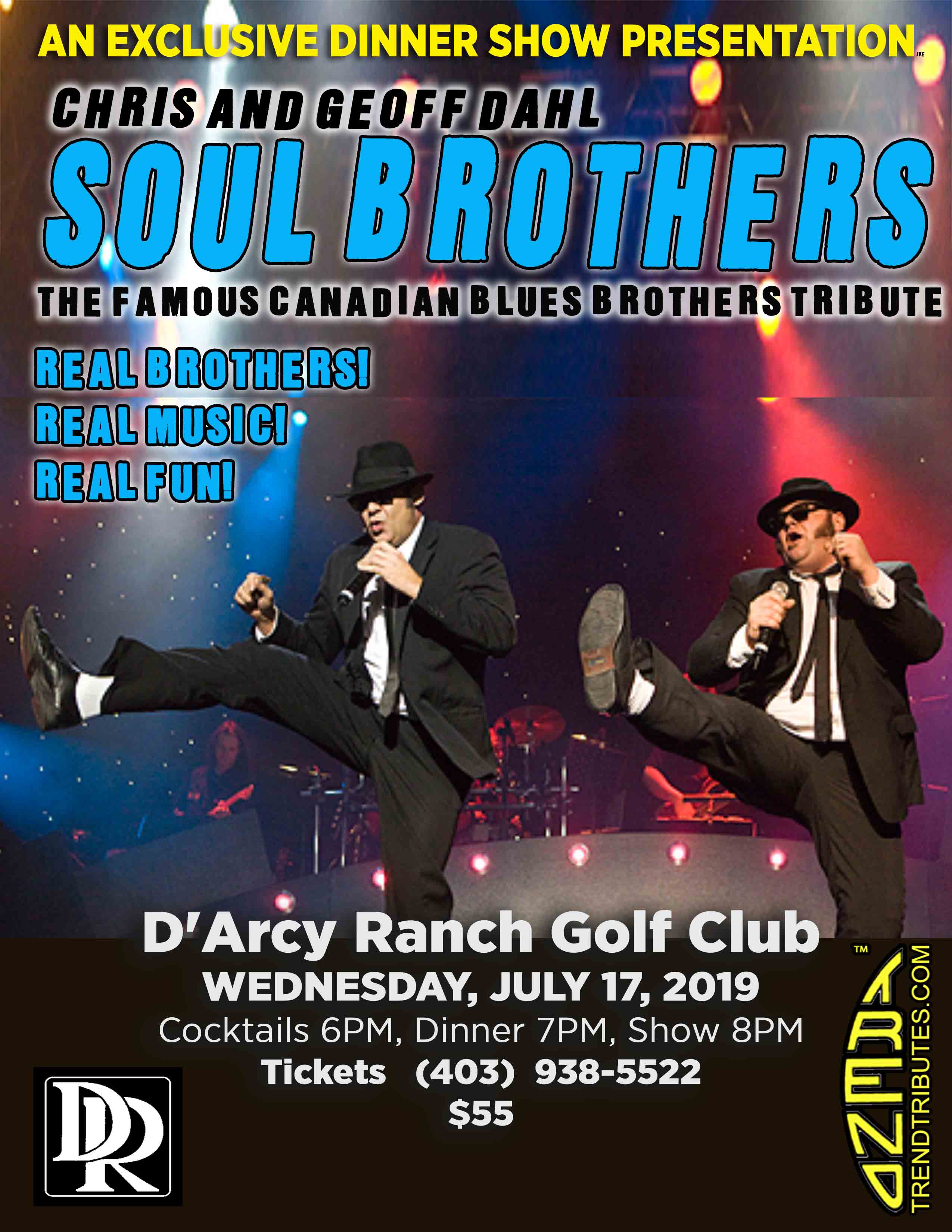 SOUL BROTHERS DARCY RANCH POSTER 8.5 X 11 - D'Arcy Ranch Golf Club
